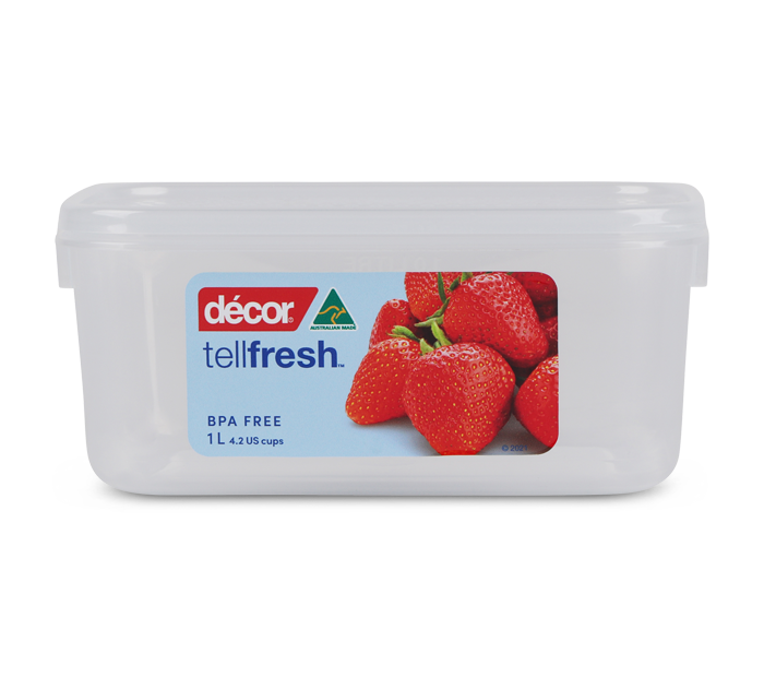 Tellfresh™ Container, Oblong, 1L | Décor Australia – Décor Australia