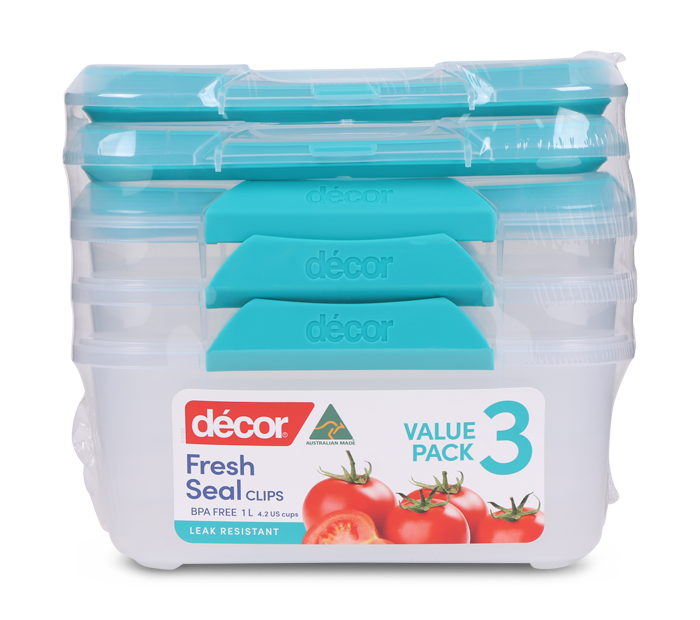 Fresh Seal Clips, Oblong, 1L, Set | Décor Australia – Décor Australia