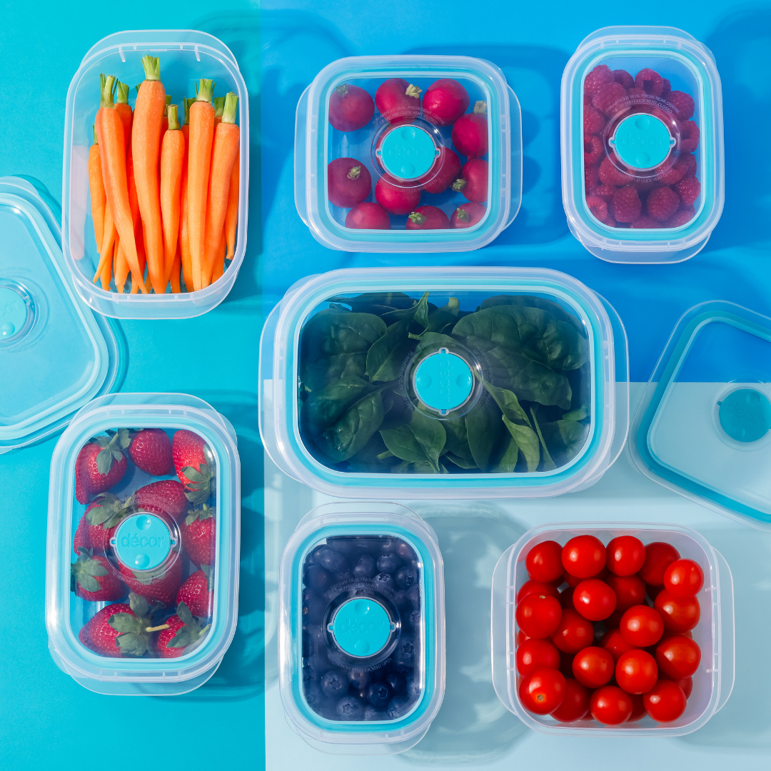 Vent & Seal Plastic Container, Oblong, 650ml | Décor Australia – Décor ...