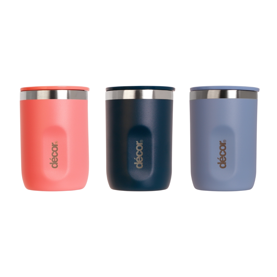 Travel Coffee Cup Double Wall Stainless Steel 240ml – Décor Australia
