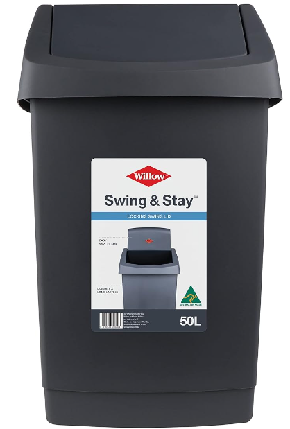 Willow Swing & Stay™ Bin 50L – Décor Australia